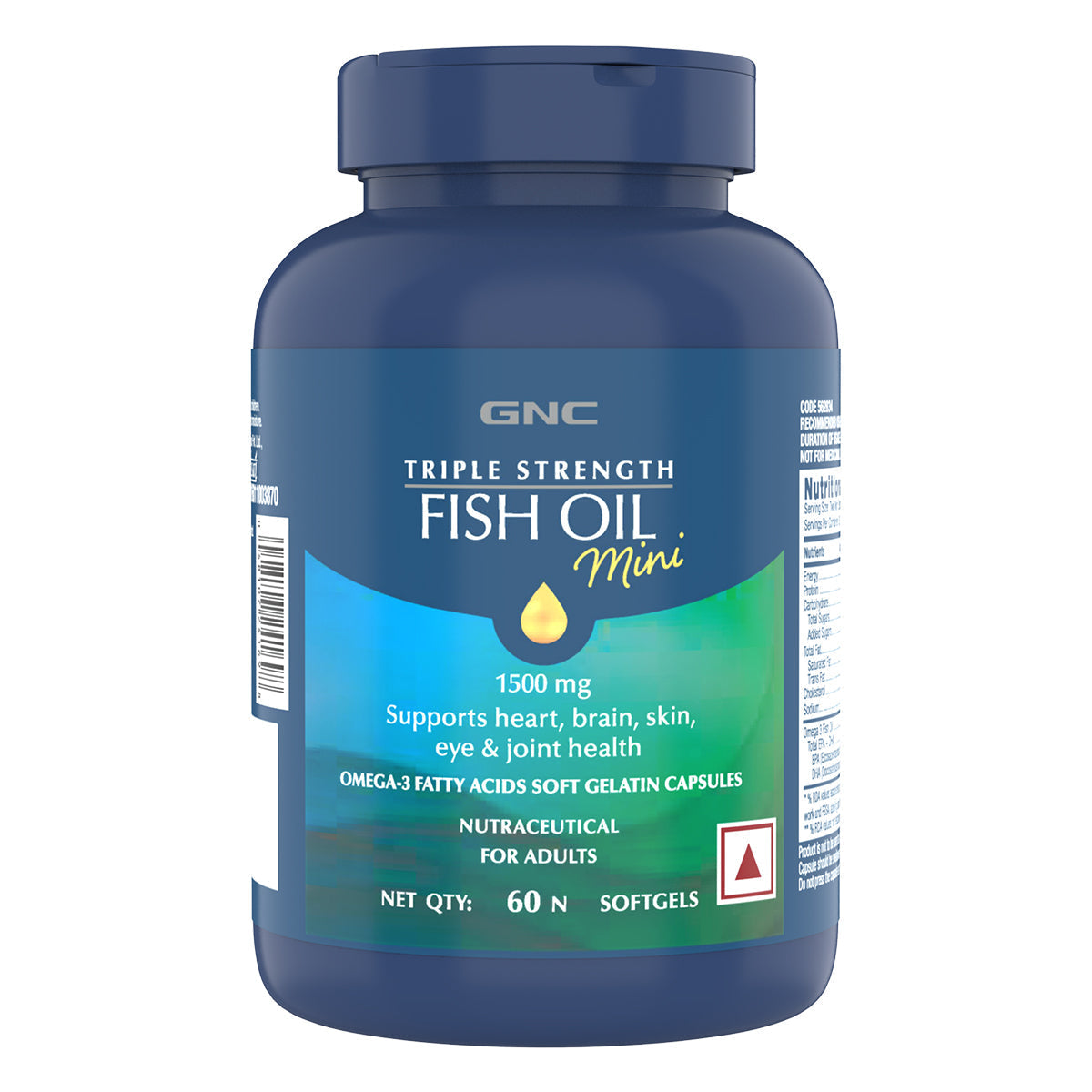GNC Fish Oil Mini Omega 3 Capsules - Organic Wellnesses