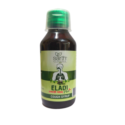 Sarth Ayurveda Eladi Plus Cough Syrup - 100 ml - Organic Wellnesses