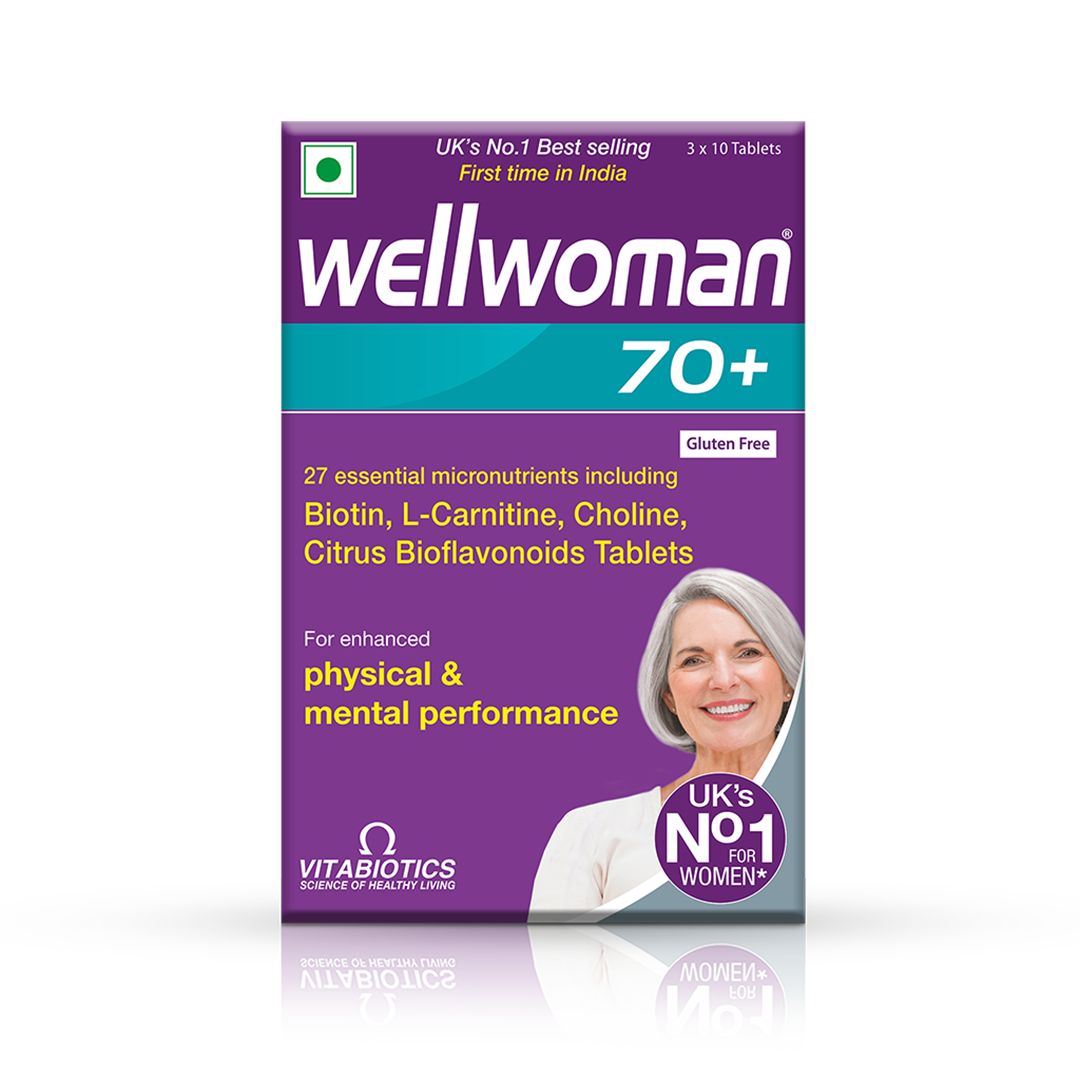 Vitabiotics Wellwoman 70+ - 30 tabs - Organic Wellnesses
