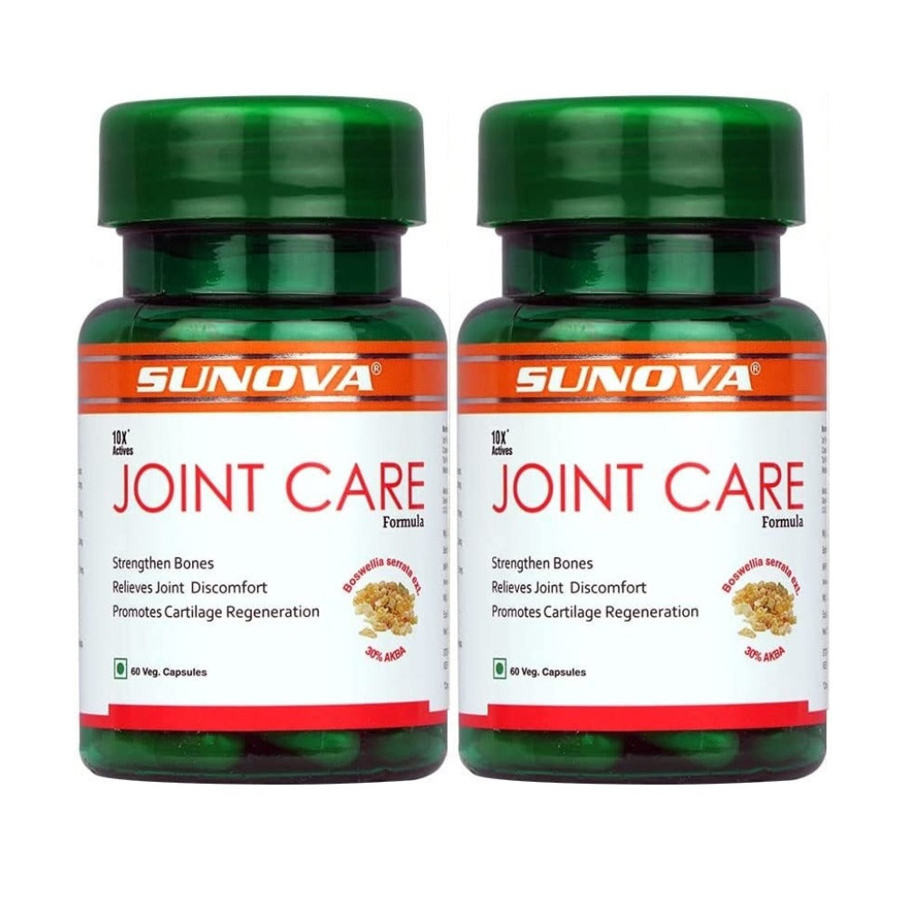 Sunova Joint Care Capsules Joint Health Support - 60 caps (pack of 2 ...