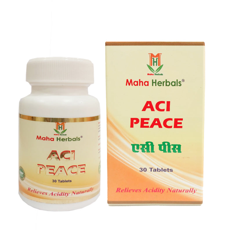 Maha Herbals Aci Peace Tablets - 30 tabs - Organic Wellnesses