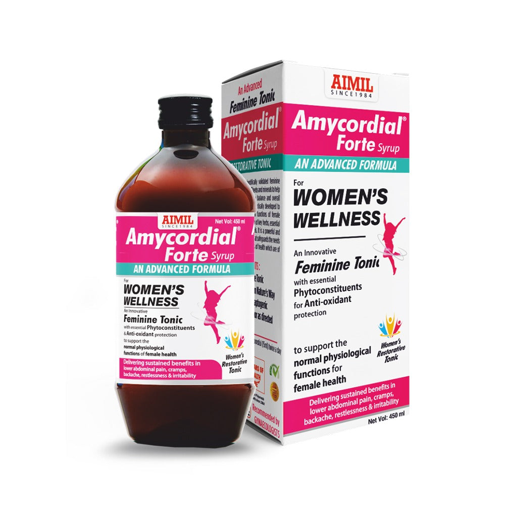 AIMIL Amycordial Forte Syrup - 200 ml - Organic Wellnesses