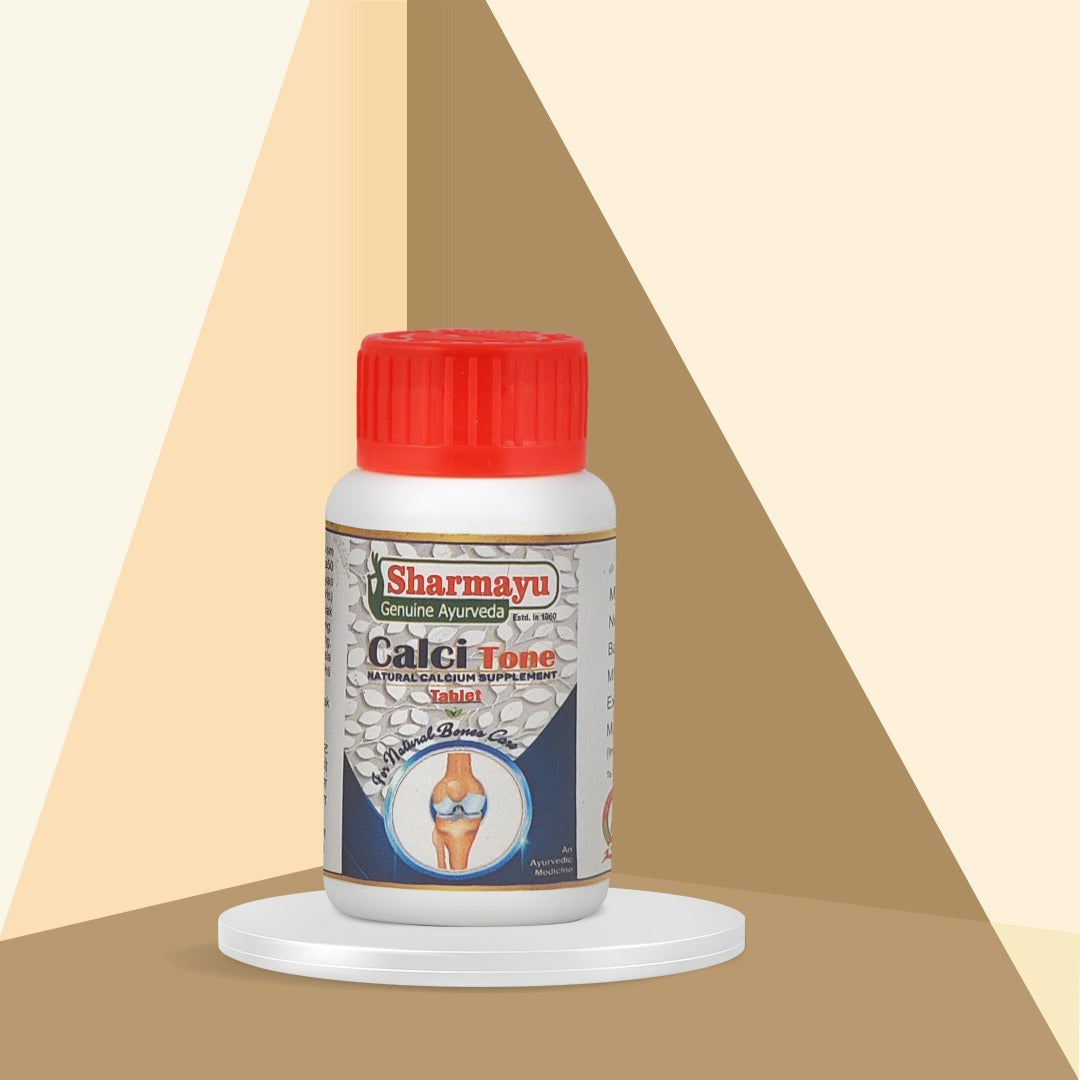 Sharmayu Ayurveda Calci Tone Tablet - 50 tabs - Organic Wellnesses