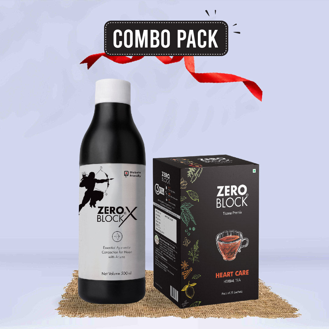 Zero Block X and Tisane Premix Heart Care Herbal Tea Combo - Organic ...