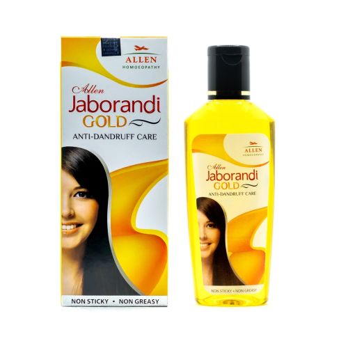 Allen Homeopathy Jaborandi Gold Anti-Dandruff Oil - Organic Wellnesses