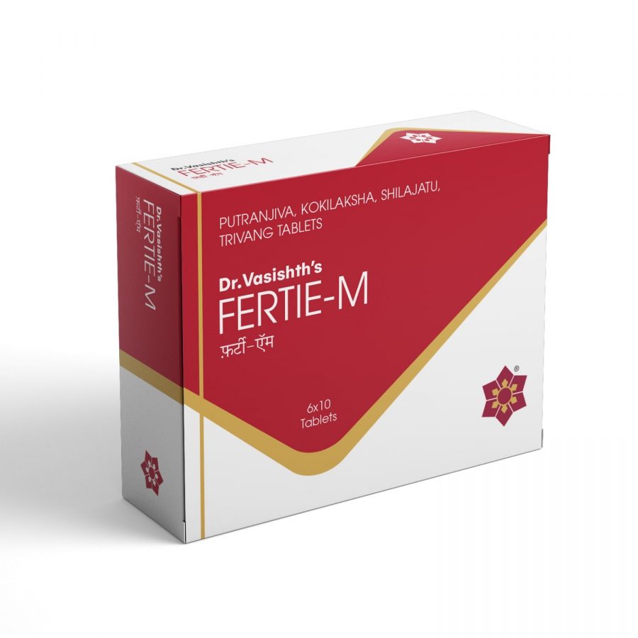 Dr. Vasishth's Fertie M - 60 tabs - Organic Wellnesses