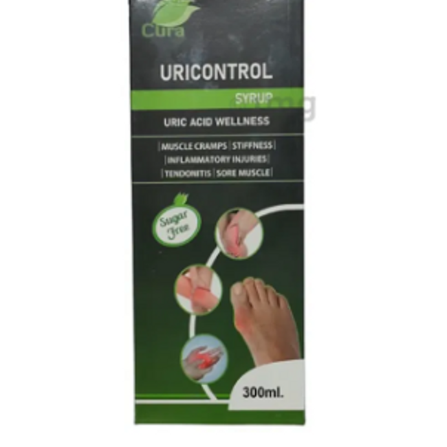 Cura Uri Control Syrup - 300 ml - Organic Wellnesses