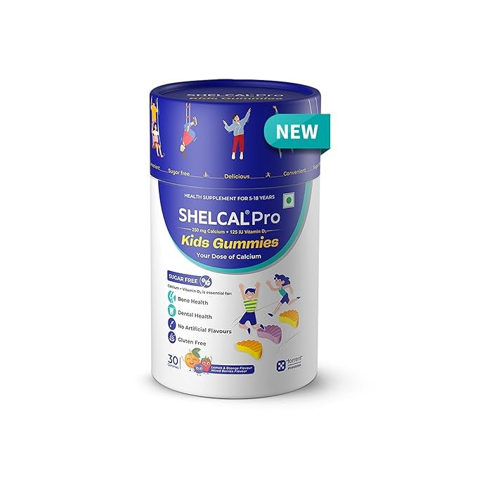 Shelcal Pro Kids Gummies - 30 gummies - Organic Wellnesses