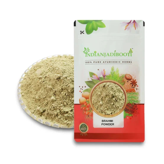 IndianJadiBooti Brahmi Booti Powder - 250 gms - Organic Wellnesses