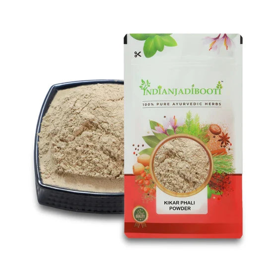 IndianJadiBooti Kikar Phali Powder - Organic Wellnesses
