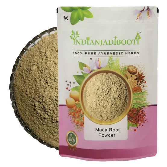 IndianJadiBooti Maca Roots Powder - 250 gms - Organic Wellnesses