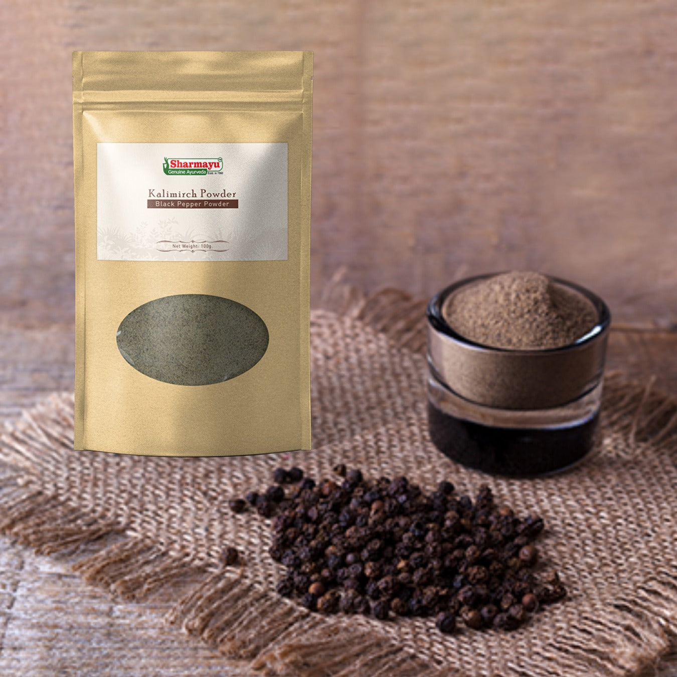 Sharmayu Ayurveda Kalimirch Powder – Black Pepper Powder - 100 gms ...
