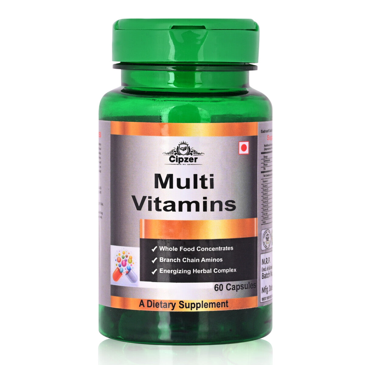 Cipzer Multivitamin Capsule - Organic Wellnesses