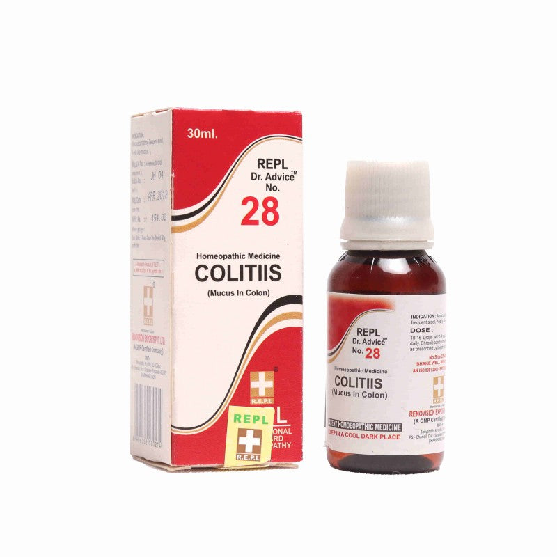 Repl Dr. Advice No. 28 (Colitiis) - 30 ml - Organic Wellnesses