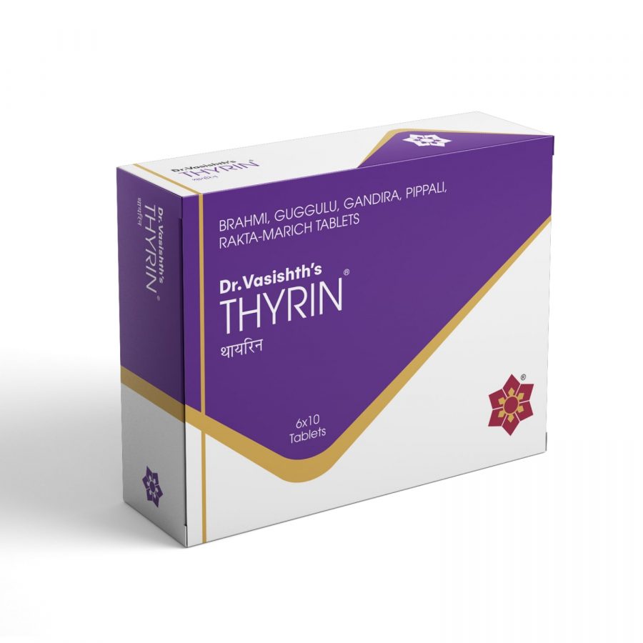 Dr. Vasishth's Thyrin - 60 tabs - Organic Wellnesses