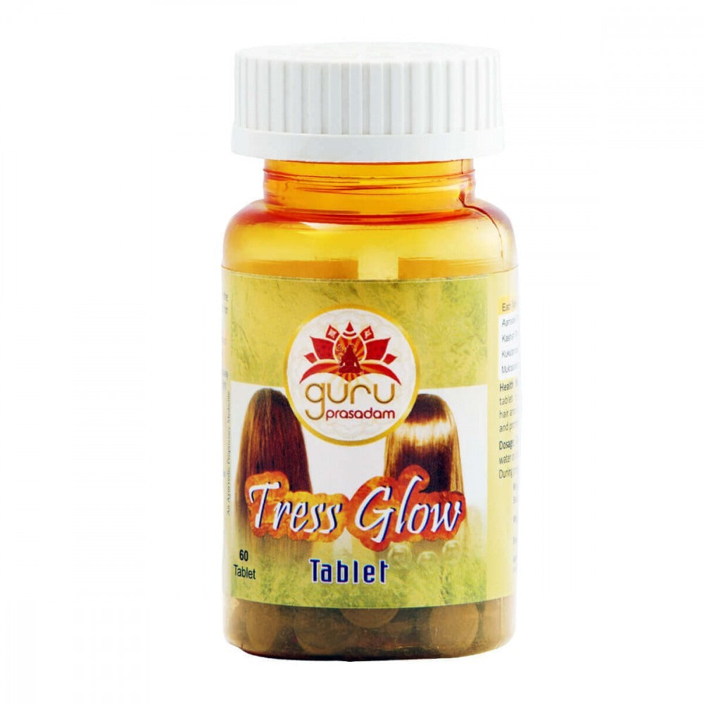 Guru Prasadam Tress Glow Tablets - 60 - Organic Wellnesses