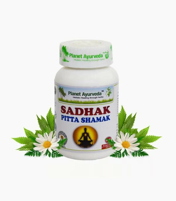 Planet Ayurveda Sadhak Pitta Shamak Capsules - 60 tabs - Organic Wellnesses