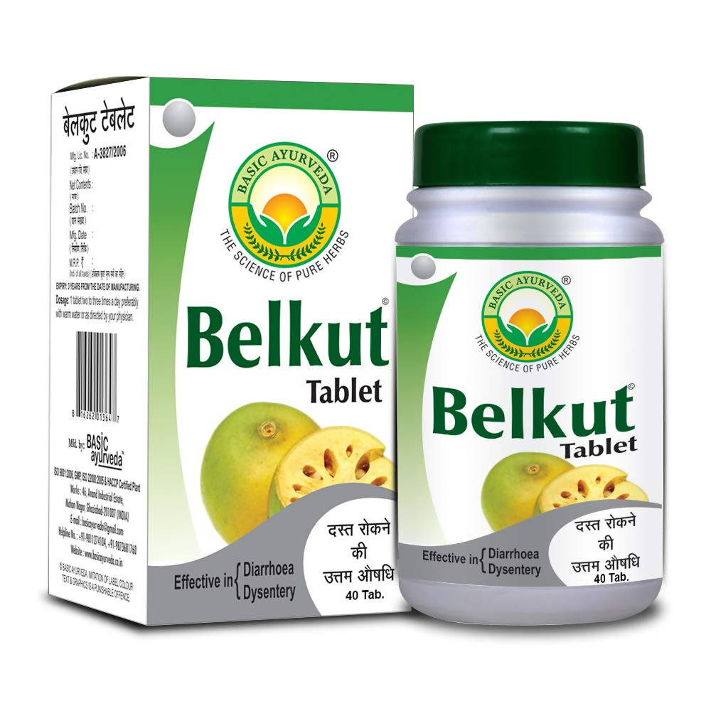 Basic Ayurveda Belkut Tablets - 40 Tablets - Organic Wellnesses